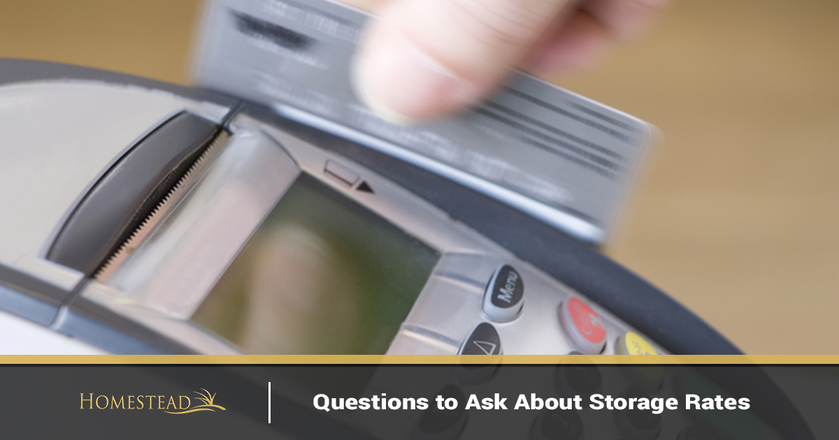 Self Storage Greeley: Questions to Ask About Storage Rates